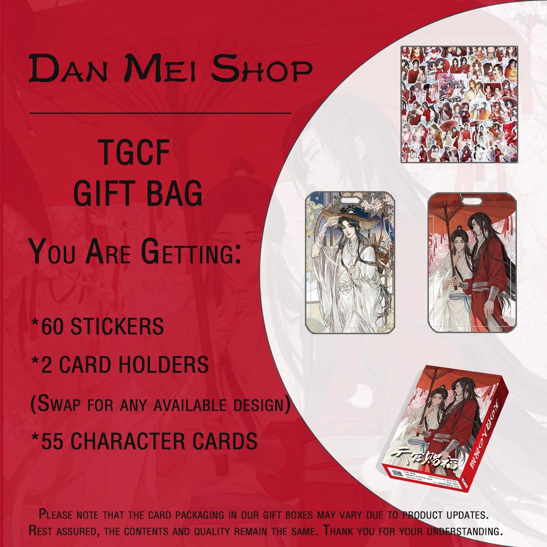 TGCF Gift Set – Heaven Official’s Blessing Anime Merch | Card Holders ...
