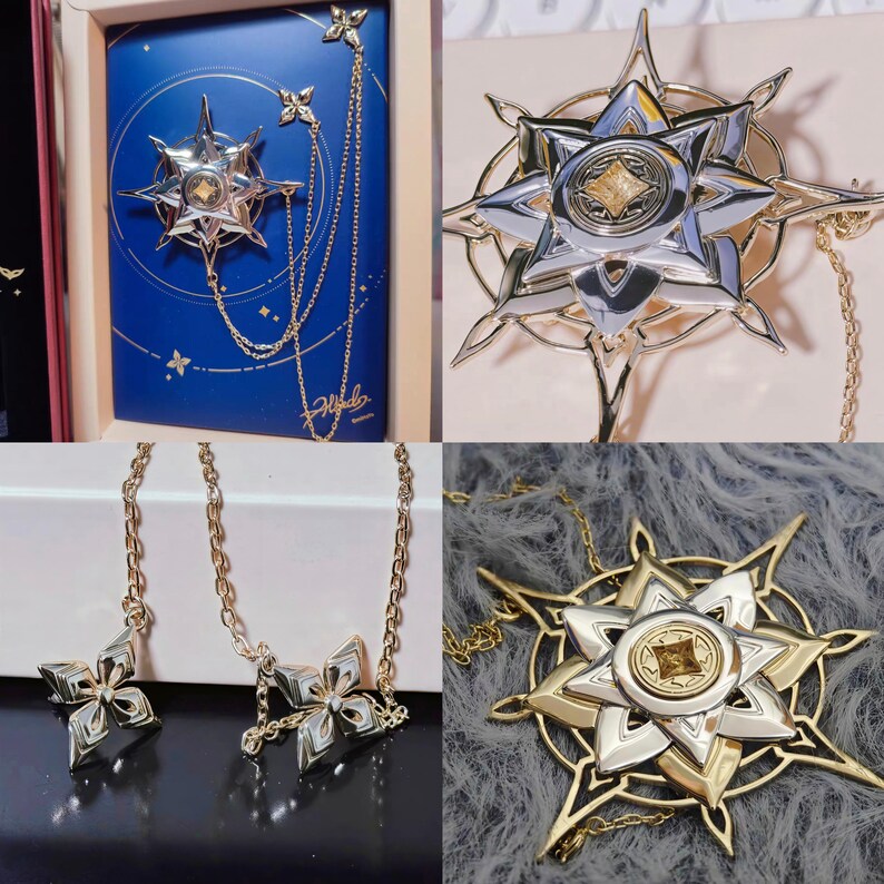 Genshin Impact Albedo Inspired Brooch – Handmade Alchemy Badge Pin ...