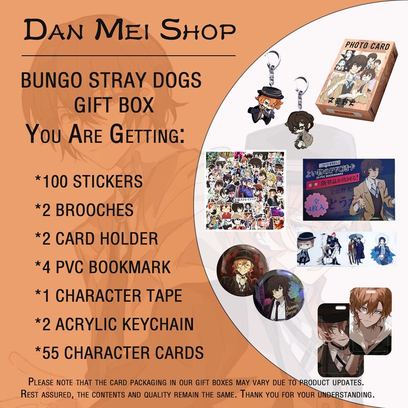 Bungou Stray Dogs Merch - Etsy