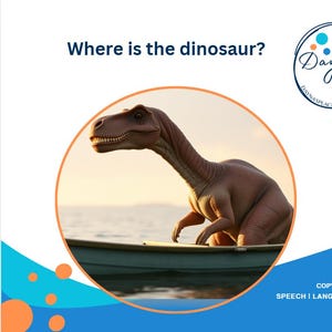 Where is the Dinosaur? - Speech Therapy, Reading, Expressive Language ...