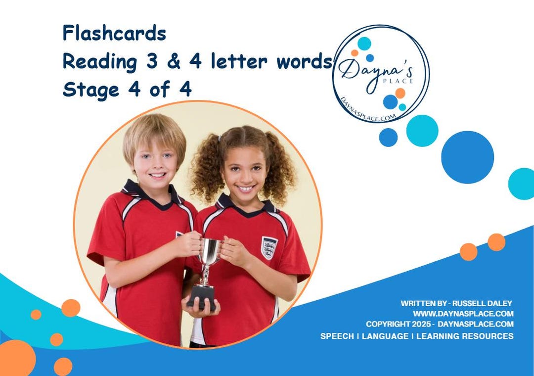 Flashcards – Three and Four Letter Words | Stage 4 of 4 | Reading ...