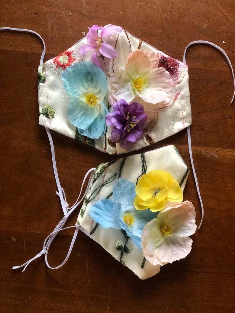 Custom Floral Face Masks- - Etsy
