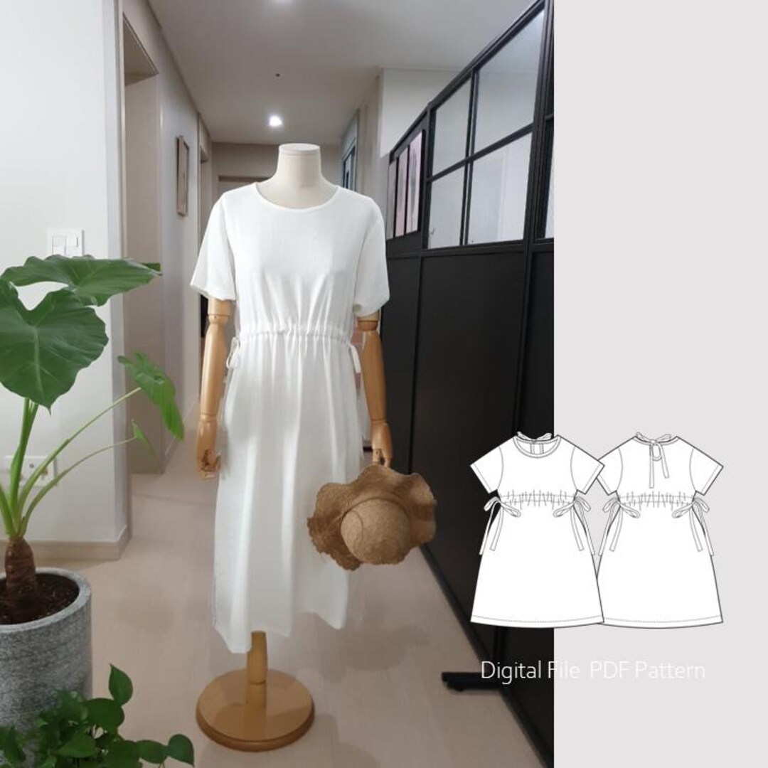 PDF Sewing Pattern/string Long One Piece (woman) /190705-S2 - Etsy