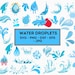 Water Drops Svg Png, Water Svg Bundle, Rain Drops Svg, Raining Svg ...