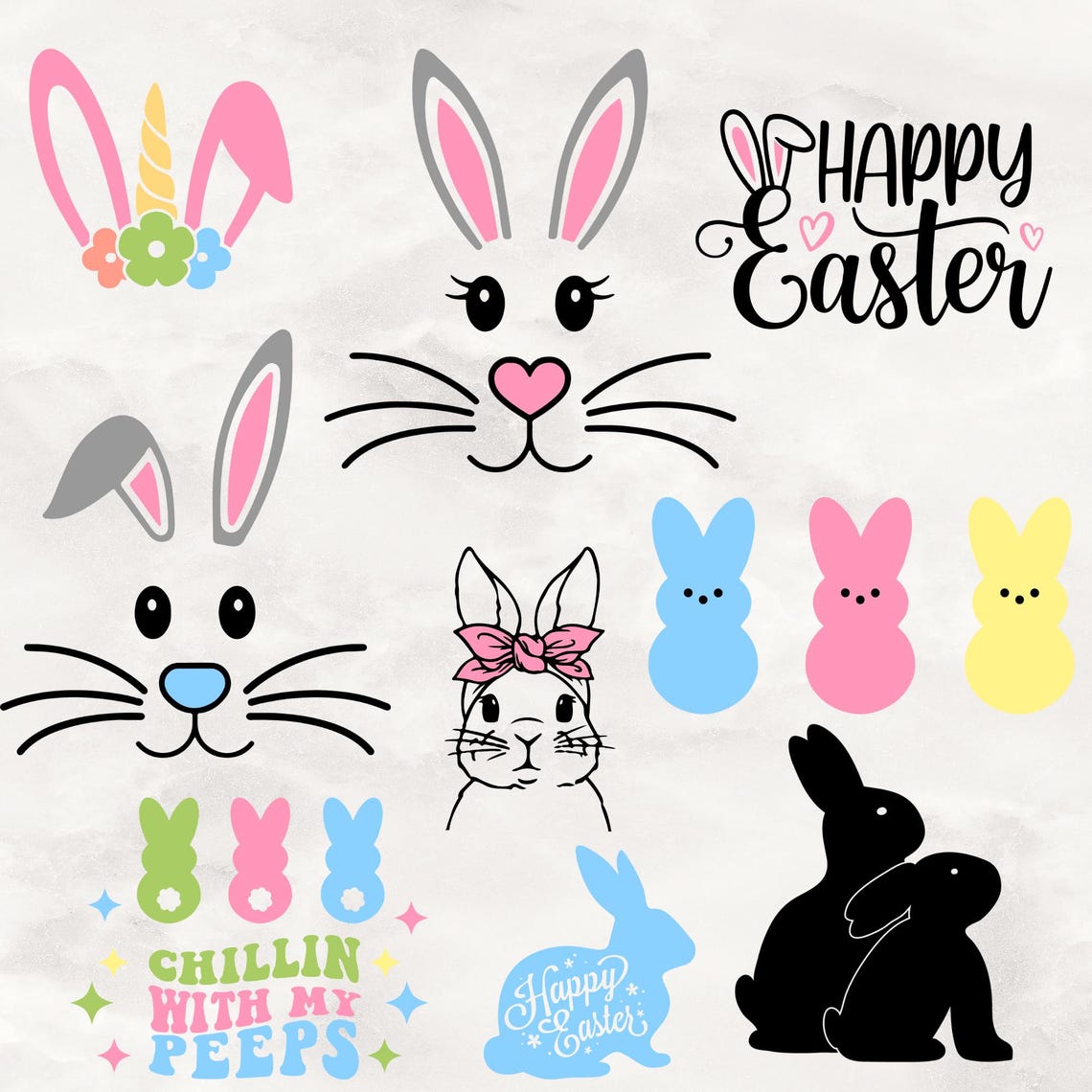 Easter Mega Bundle | Mega Easter SVG Bundle,easter Lasercut Designs ...