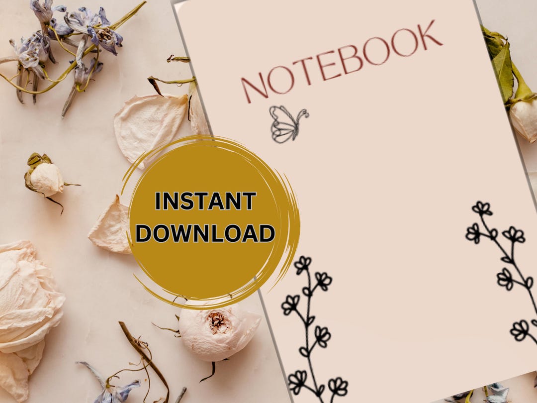 Digital Notebook With Diabetic Trackers for Meals, Medication and Blood ...