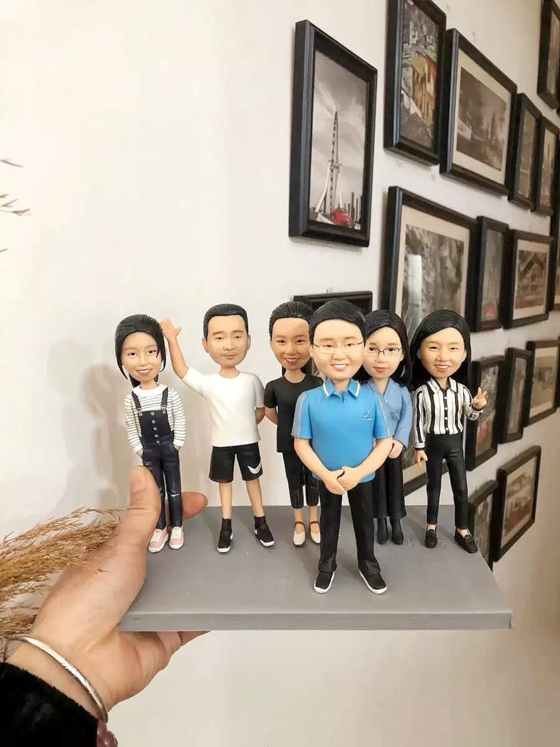 Custom Office Gift, Team Clay Figurines, Personalized Business Gift ...