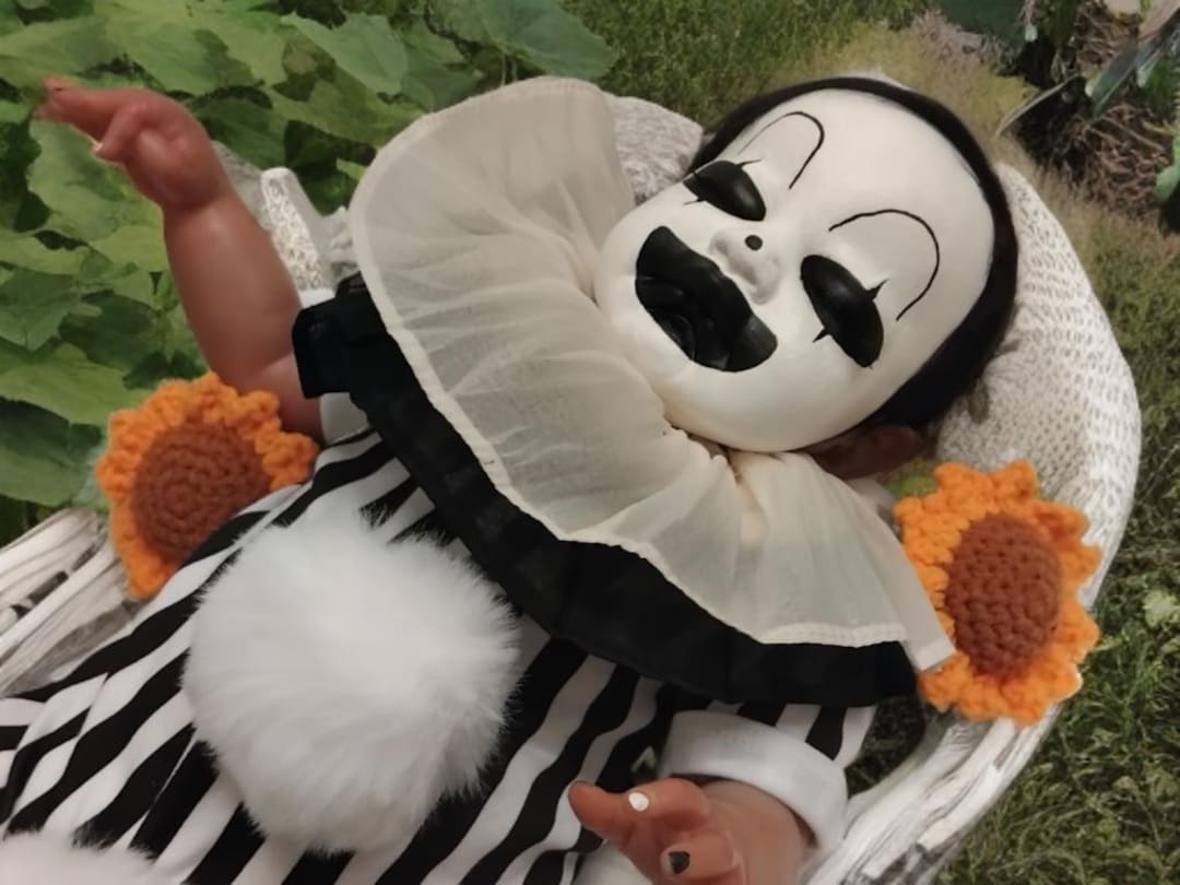 Terrifier Inspired Reborn Baby. Handmade Take on the Horror Character ...