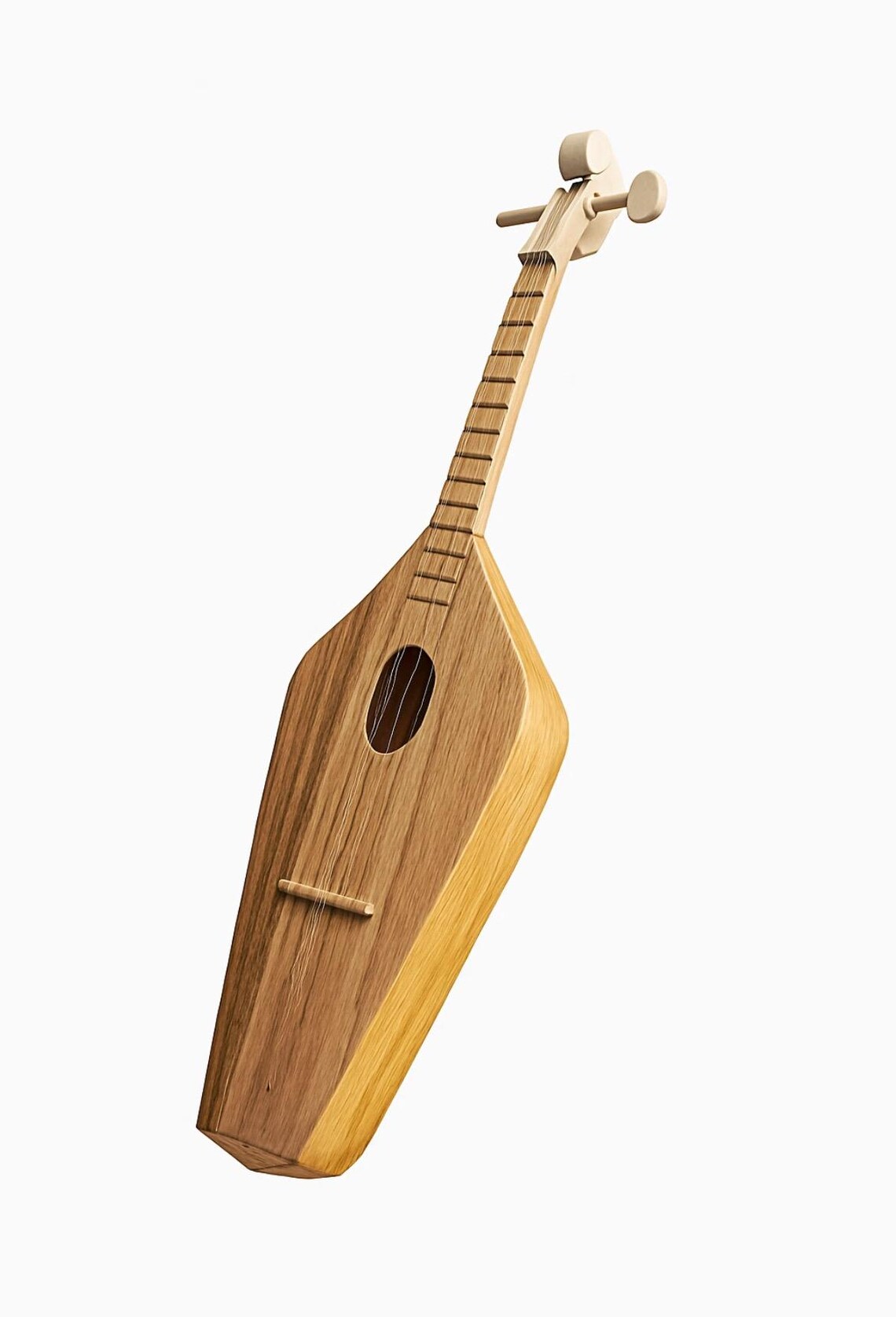 Handcrafted Georgian Panduri | Traditional 3-string Folk Instrument ...