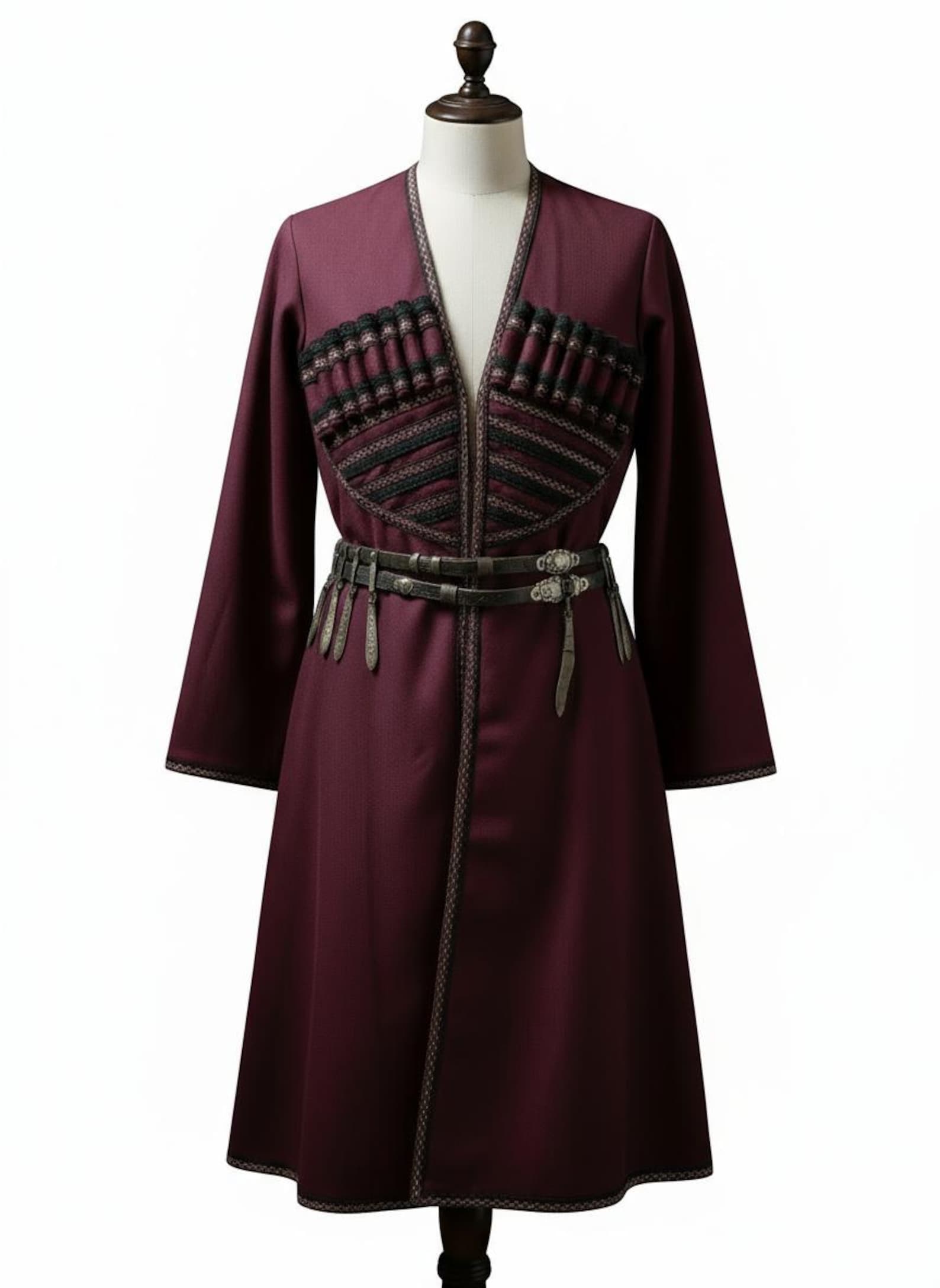 Traditional Georgian Chokha Coat for Men, Handmade Historical Outfit ...