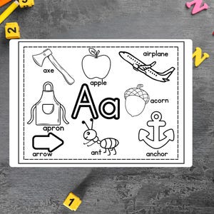 Alphabet Coloring Pages | Preschool Printables | Letter Worksheets ...