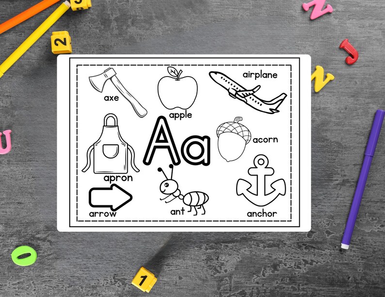 Alphabet Coloring Pages | Preschool Printables | Letter Worksheets ...