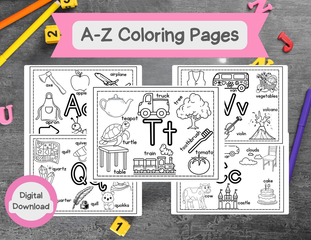 Alphabet Coloring Pages | Preschool Printables | Letter Worksheets ...