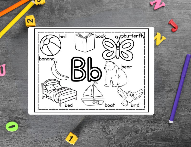 Alphabet Coloring Pages | Preschool Printables | Letter Worksheets ...