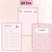 Pink Floral Printable Planner Bundle | 10-in-1 Elegant Digital Planning ...