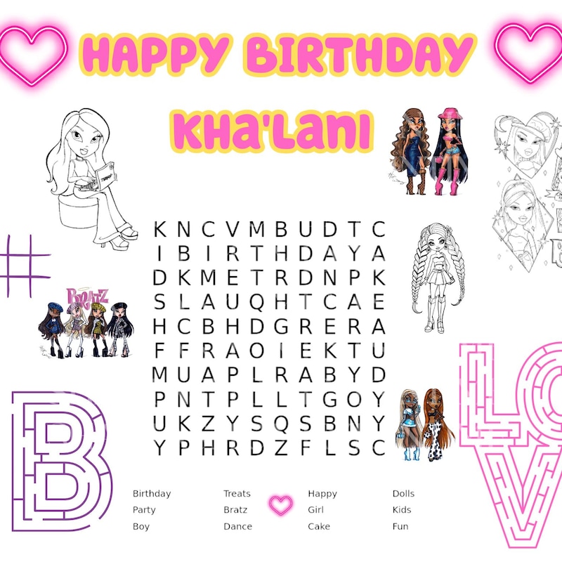 Bratz Font Custom - Etsy