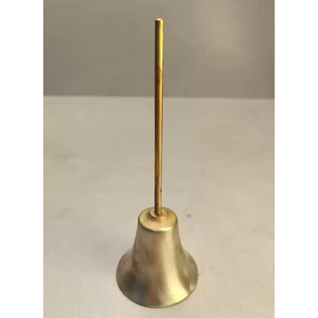 Classic Brass Vintage Ringing Bell With Long Handle, Collectible Charm ...