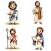 Bible Characters Clipart – 50+ PNG Illustrations, Christian Religious ...