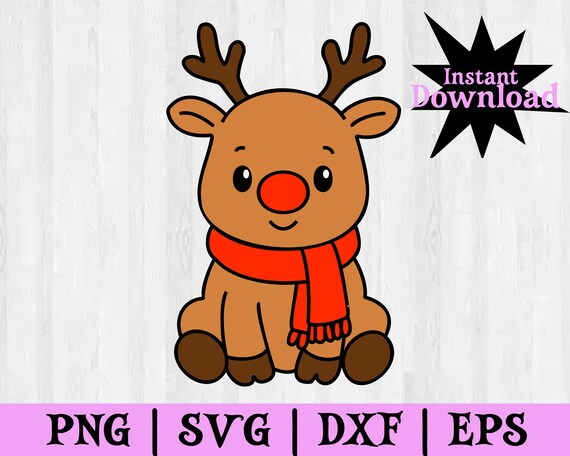 Renne Mignon Renne Mignon Dans Un Chandail Laid De Noël Avec Un