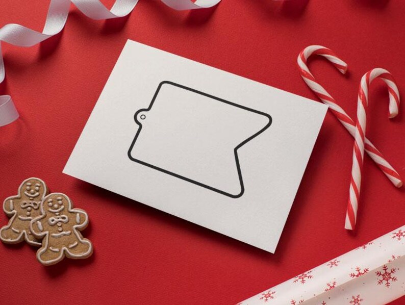 Christmas Gift Tag Outline SVG, PNG, Cricut Files (digital Download) - Etsy