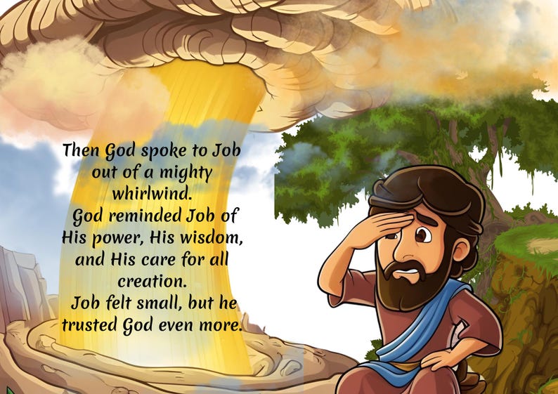 Job: A Man of Faith - Illustrated Kids' Bible Story Ebook (PLR License ...