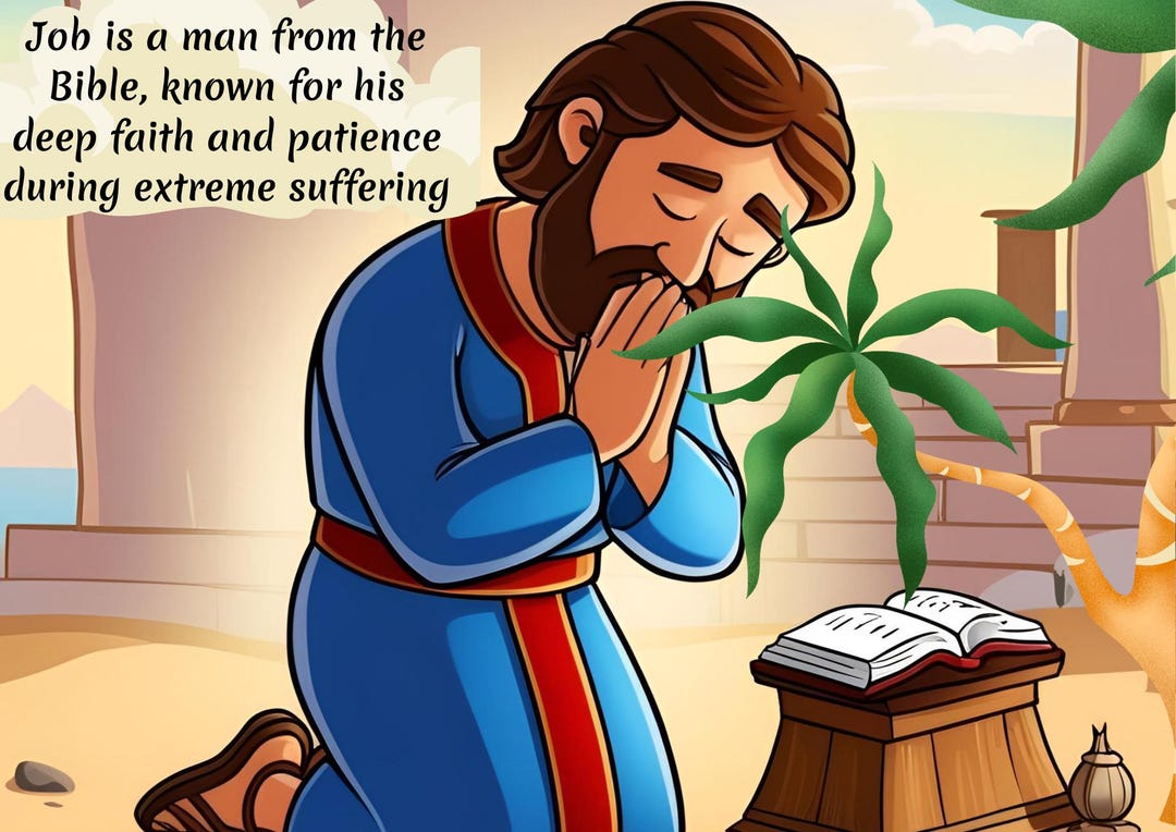 Job a Man of Faith,job Bible Story, Bible Stories for Children ...
