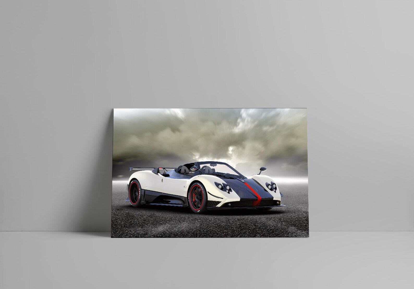 Pagani Zonda Supercar Poster | Exotic Car Wall Art Print | Hypercar ...