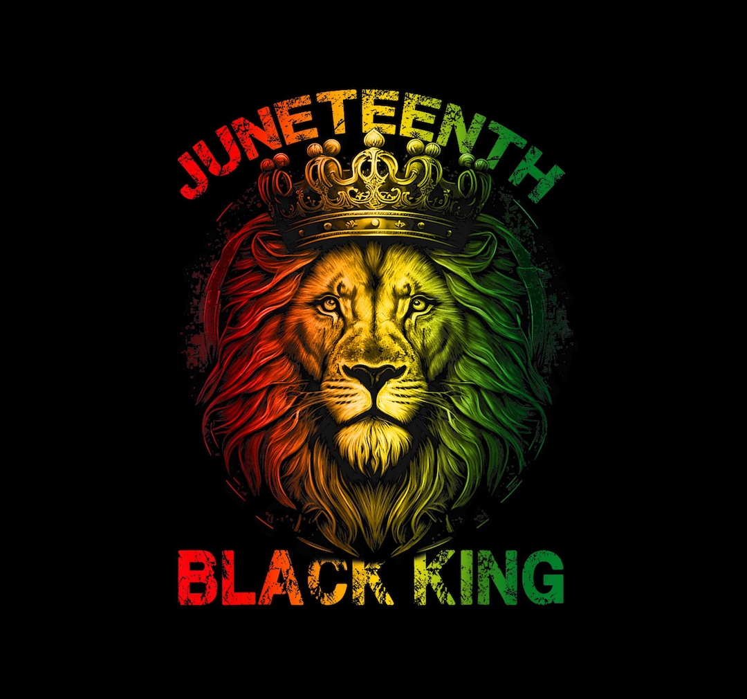 Juneteenth Lion Black King Png Juneteenth Png, African American ...