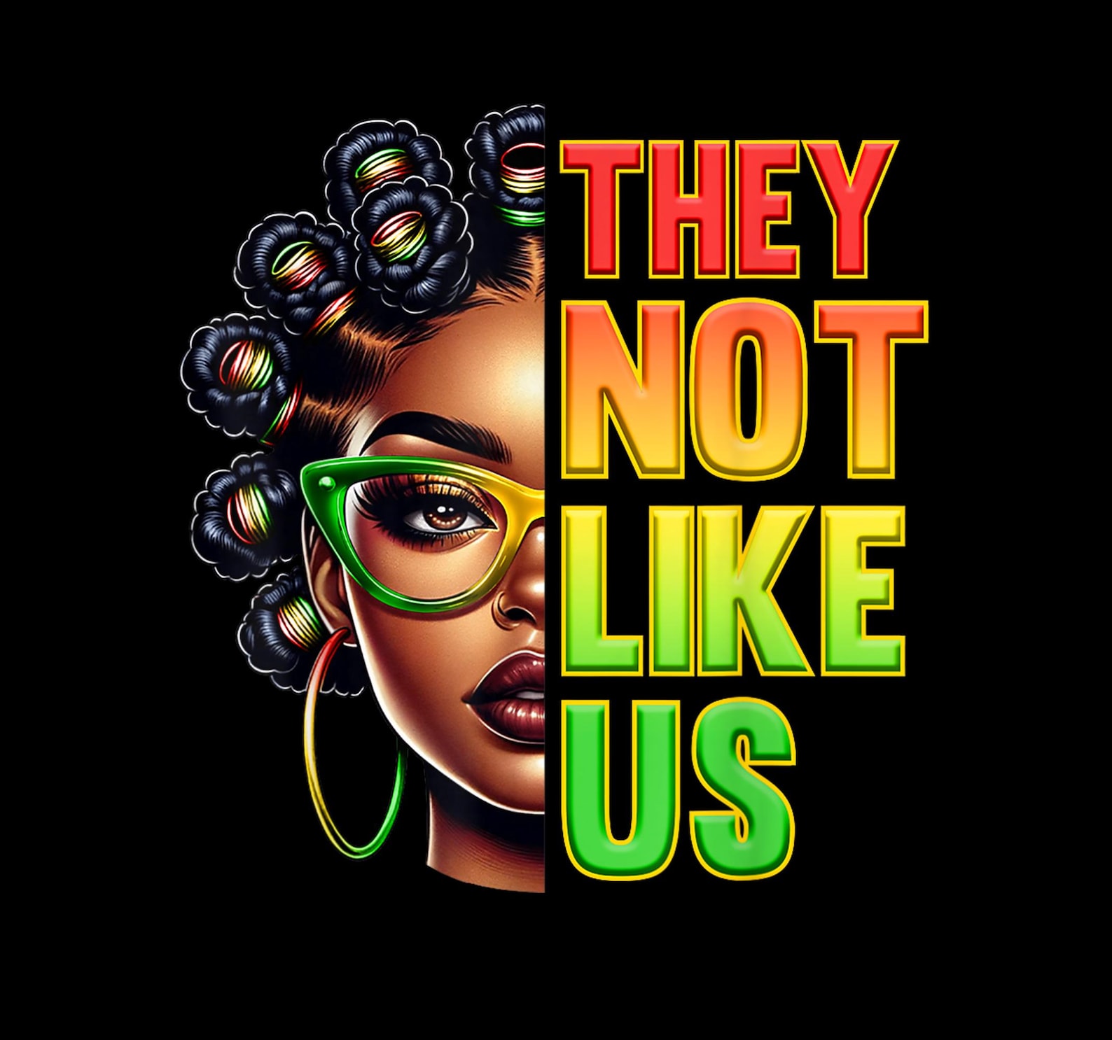 They Not Like Us Png, Juneteenth PNG, Not Like Us PNG, Never Mind Png ...