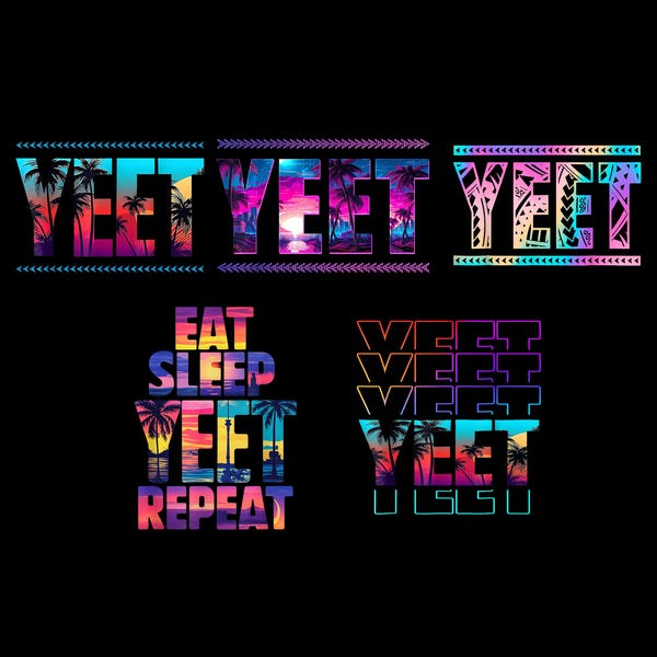 Yeet Svg - Etsy