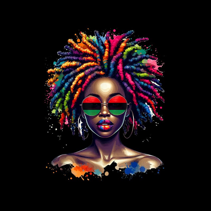 Black Queen Art Etsy