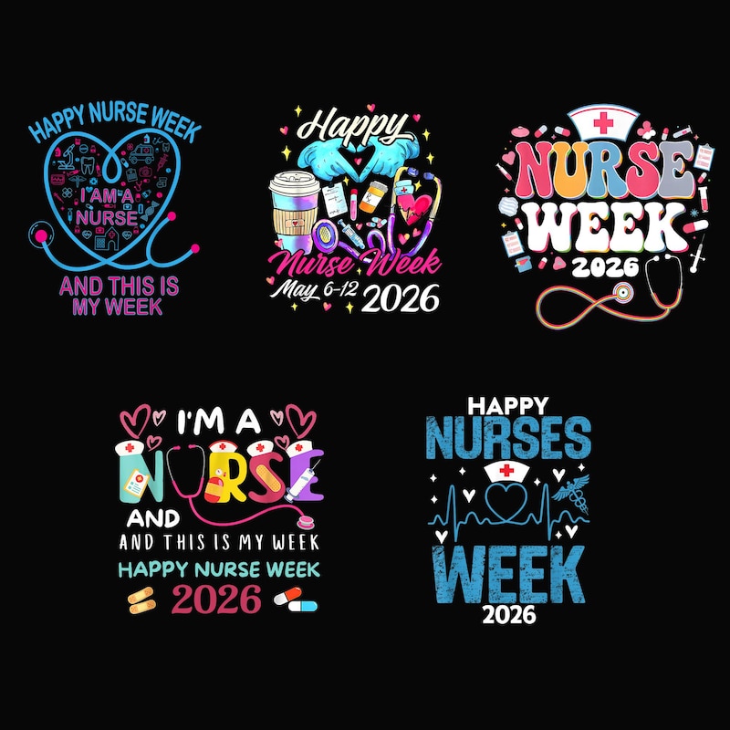 Nurse Week 2026 Svg - Etsy