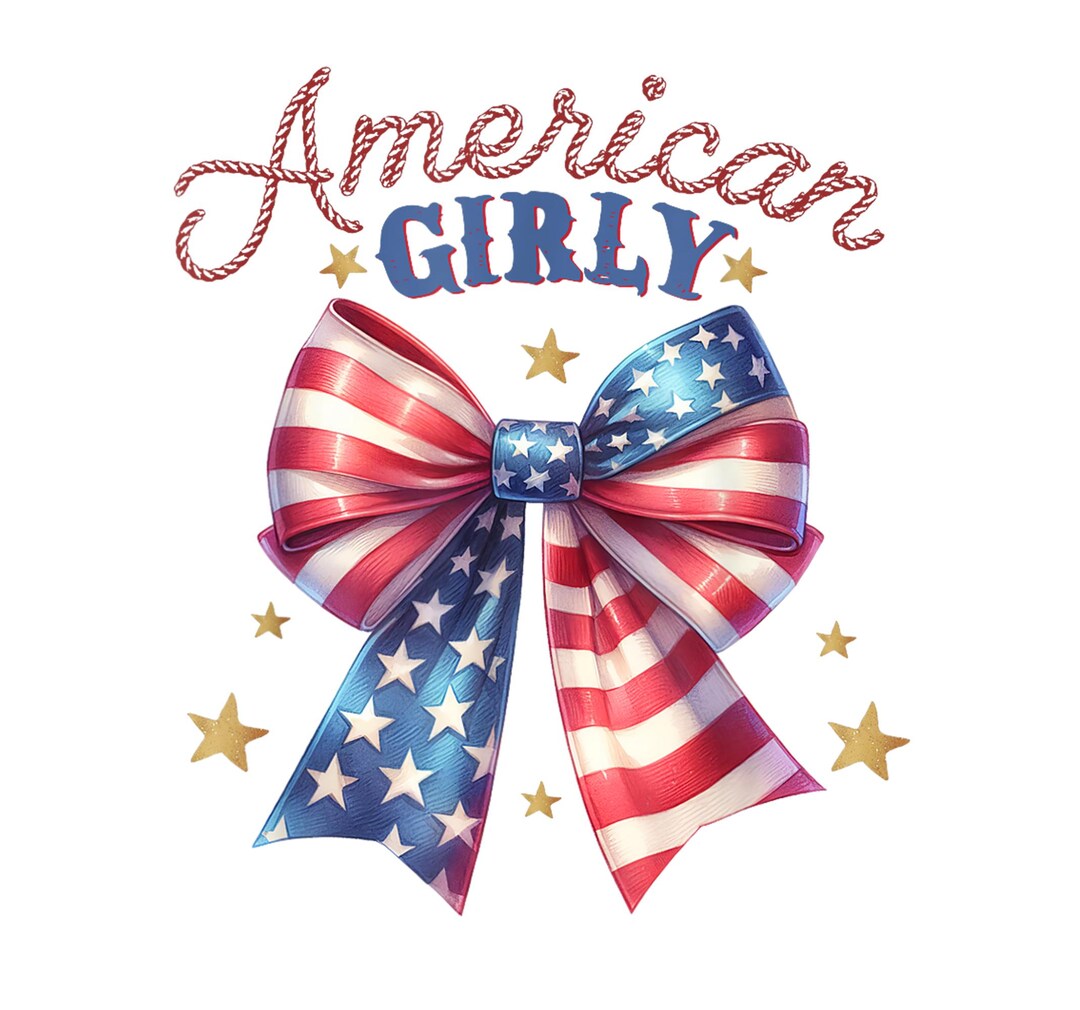 American Girly Png, Coquette 4th of July Png, Western America Png, 4th ...
