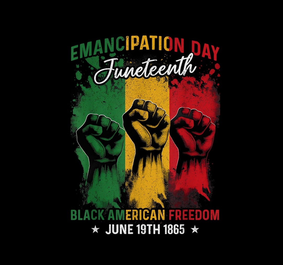 Emancipation Day Juneteenth Black American Freedom Png.. Juneteenth ...