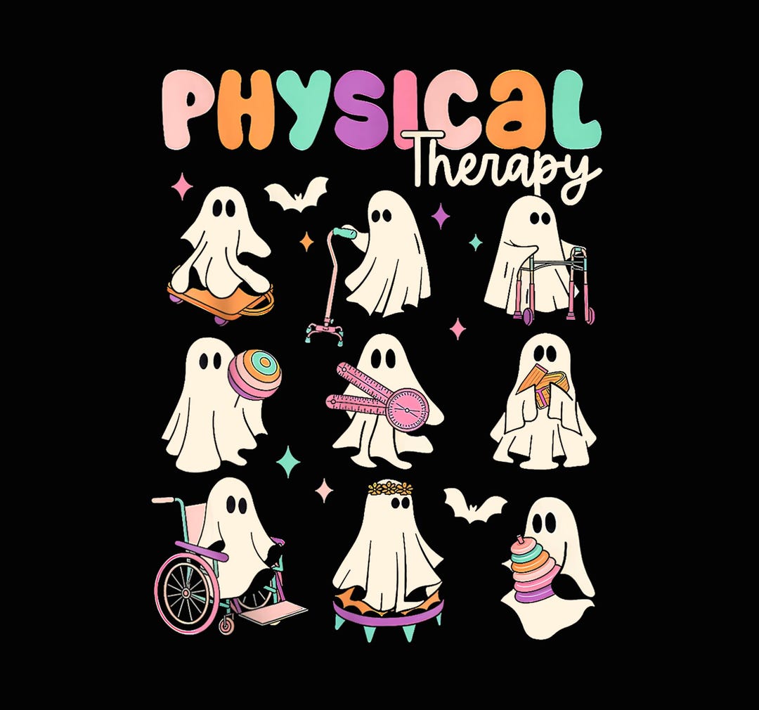 Physical Therapy Halloween Png, Speech Therapy Png, Cute Ghost ...