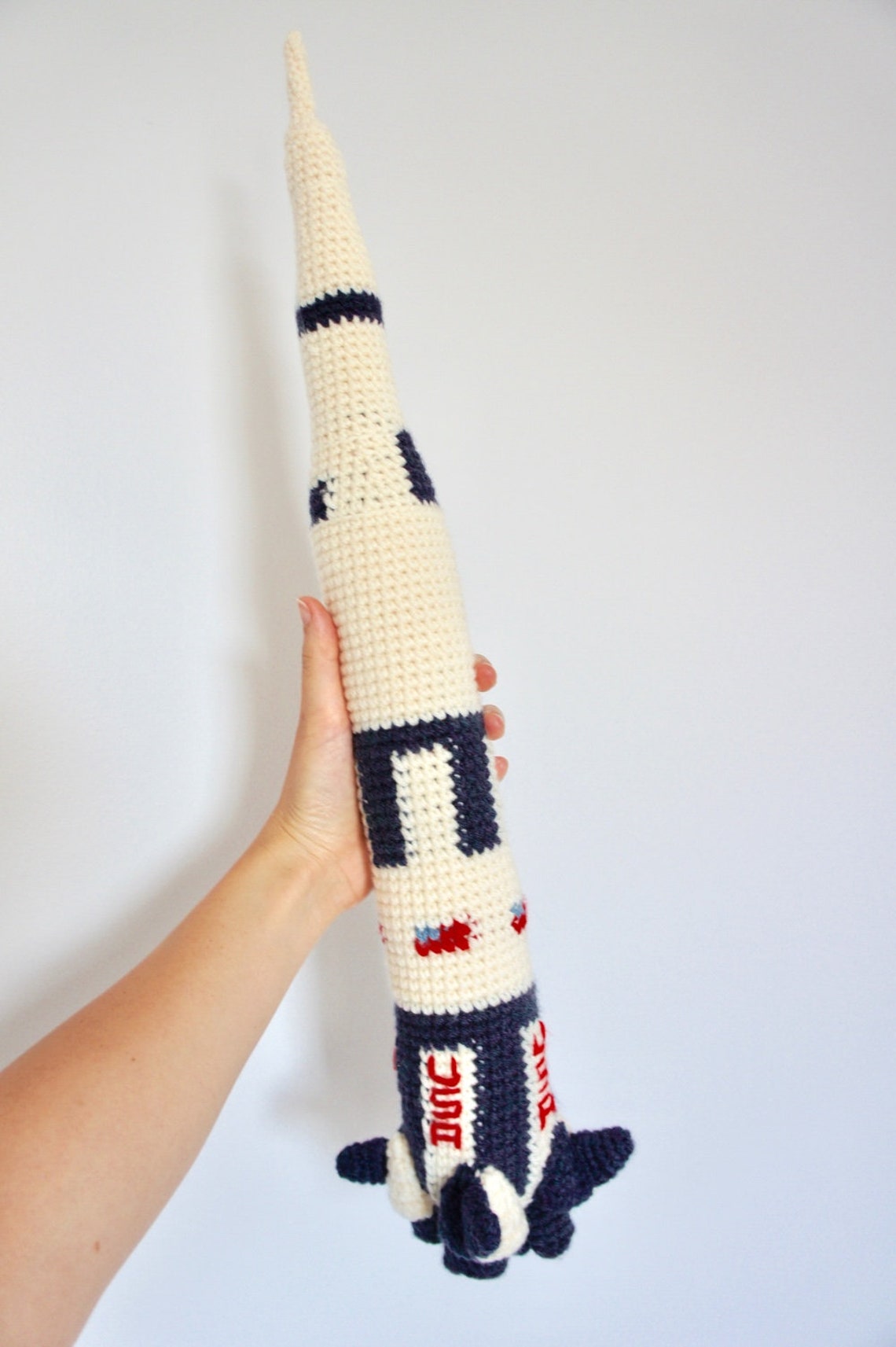 Crochet Saturn V Rocket Pattern - Etsy