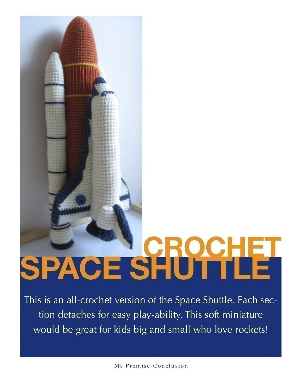 Crochet Space Shuttle Pattern - Etsy UK