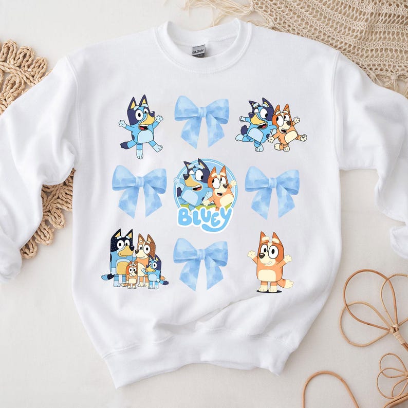 Bluey Coquette Design Digital PNG, Bluey Family PNG, Bluey Png, Bluey ...