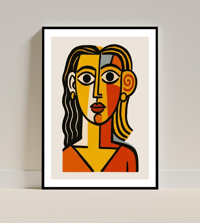 Picasso Poster, Picasso Printable Wall Art, Pablo Picasso Abstract ...