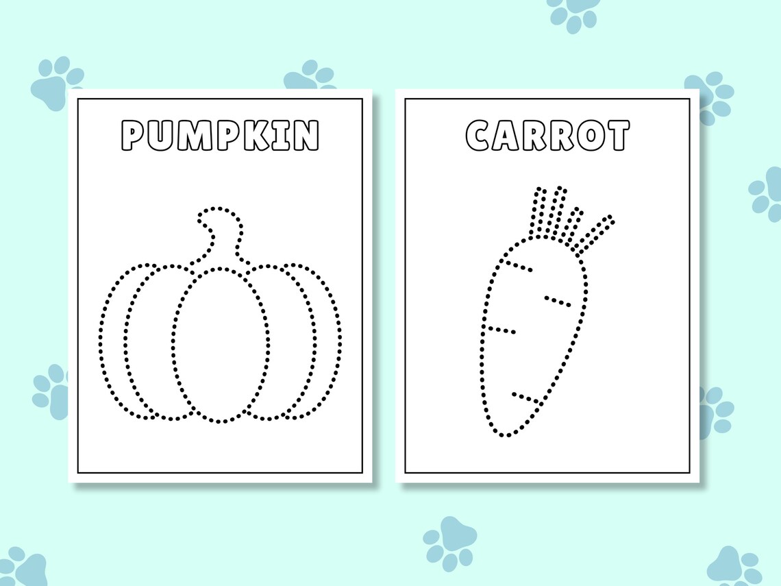 50 Cute Easy Tracing Printable Coloring Pages | Preschool ...