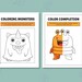 95 Monster Activity Book Printable Coloring Pages for Kids | Activity ...