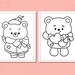 75 Cute Bear Printable Coloring Pages for Kids | Cute Bear Coloring ...