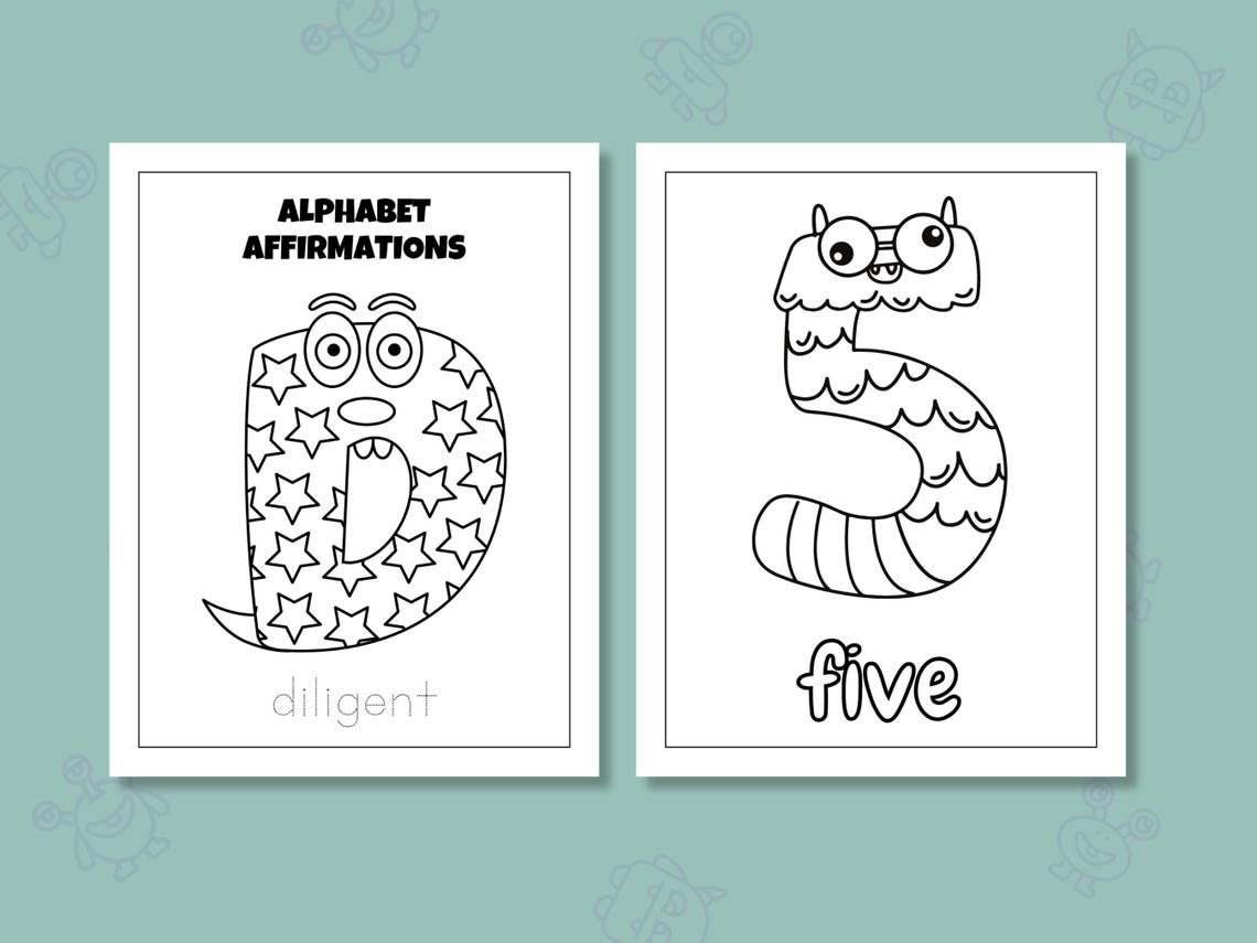 95 Monster Activity Book Printable Coloring Pages for Kids | Activity ...