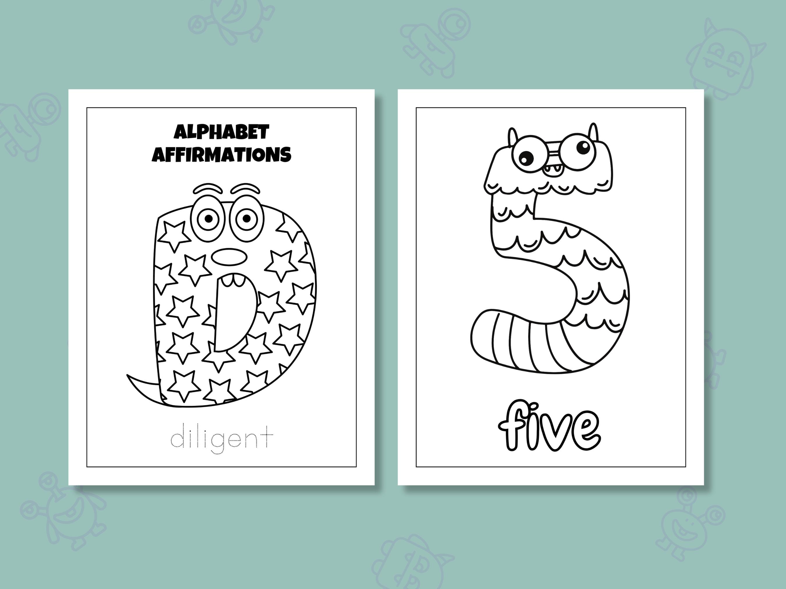 95 Monster Activity Book Printable Coloring Pages for Kids | Activity ...