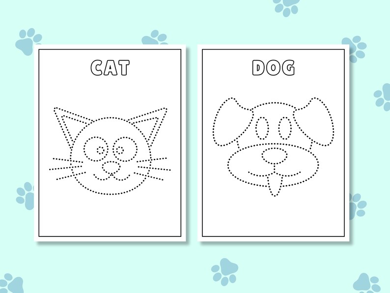 50 Cute Easy Tracing Printable Coloring Pages | Preschool ...