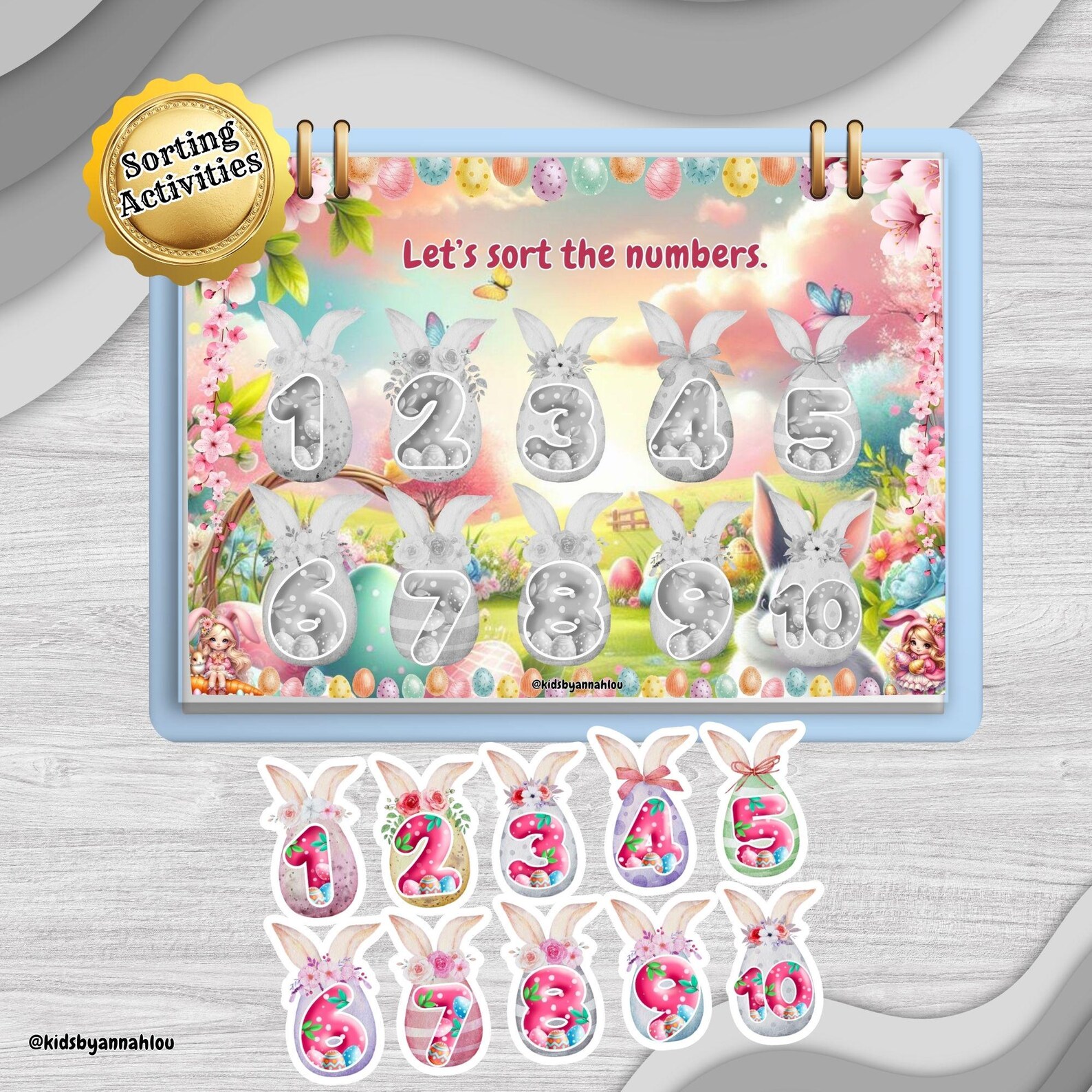 Easter Bunny Busy Book, Ready to Print Activity Book, 192 Pages, Easter ...