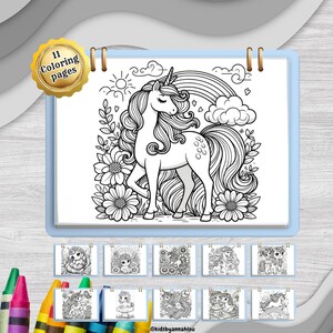 Unicorn Busy Book Ready to Print 192 Pages - Etsy