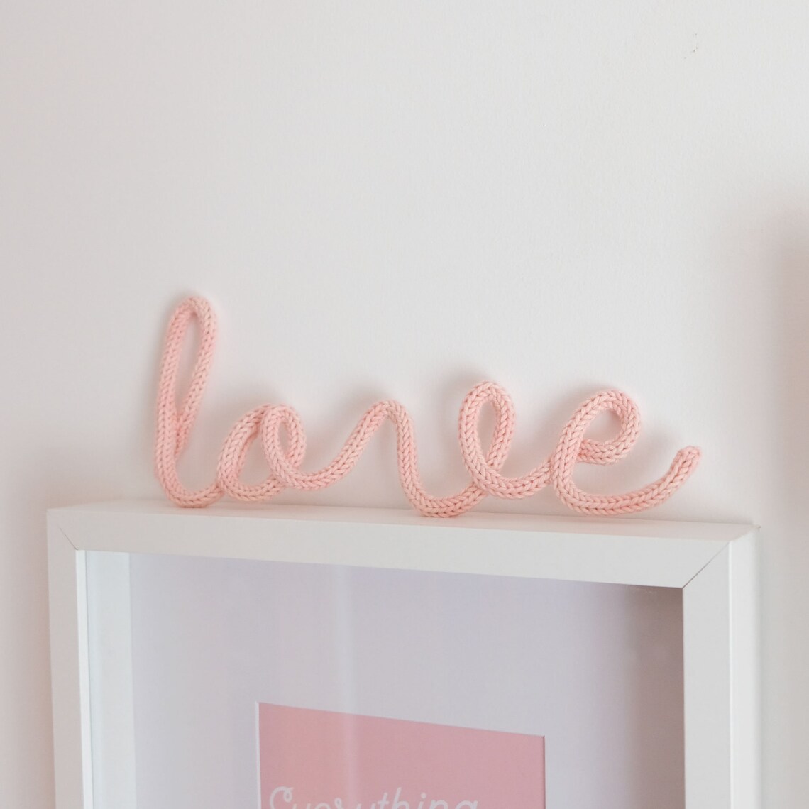 Love Wall Sign / Nursery Wall Art / Kids Bedroom Decor / Scandinavian ...