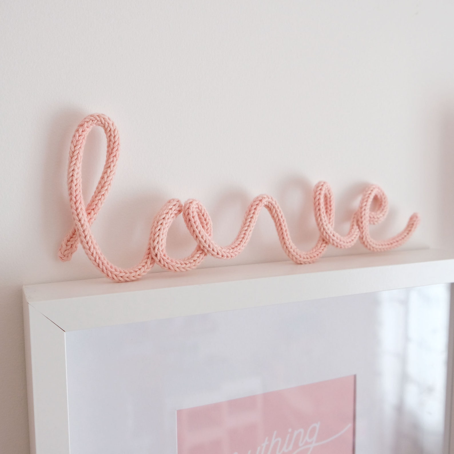 Love Wall Sign / Nursery Wall Art / Kids Bedroom Decor / Scandinavian ...