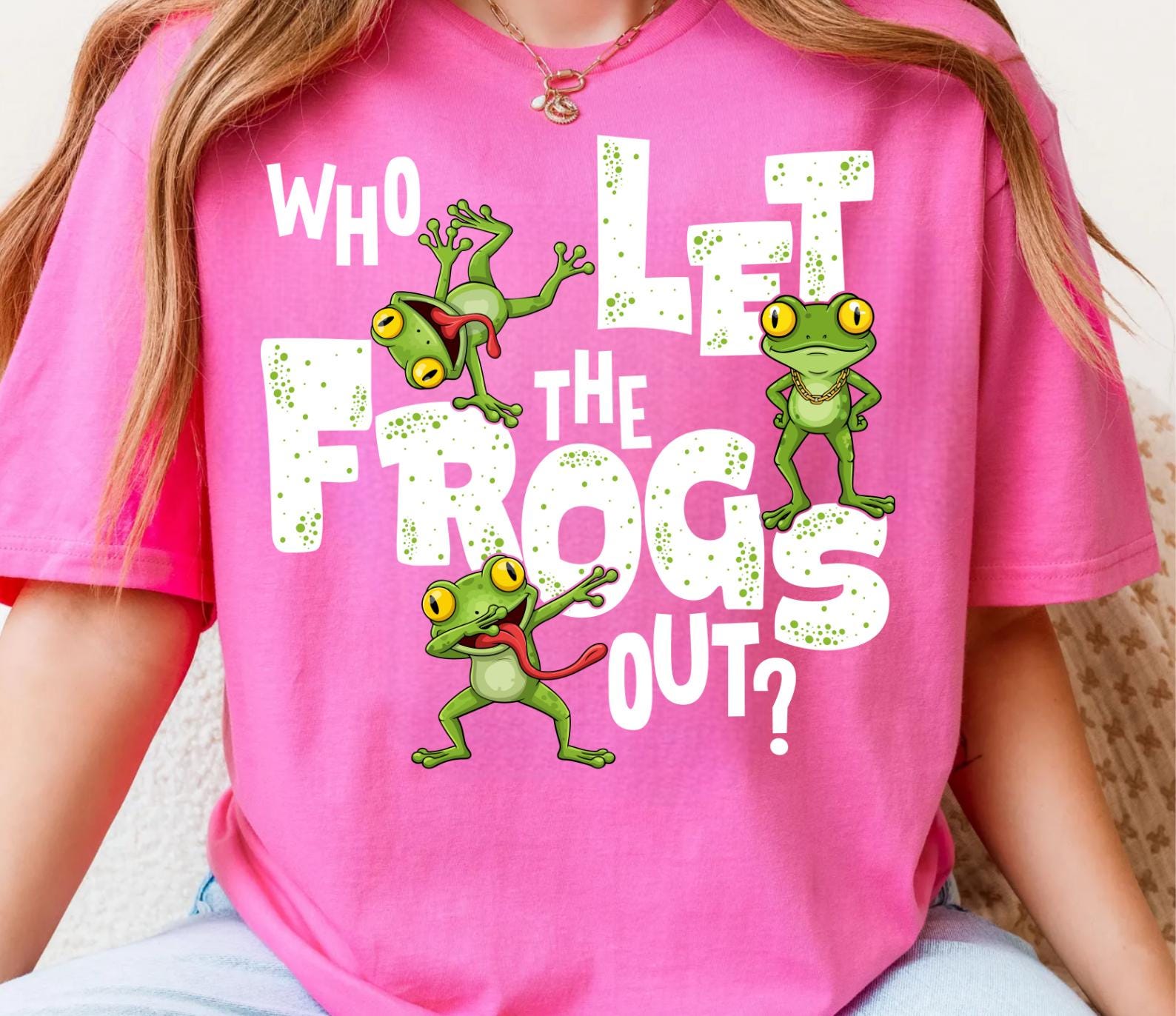 Funny Frog Meme Design: Who Let the Frogs Out SVG PNG (digital Download ...